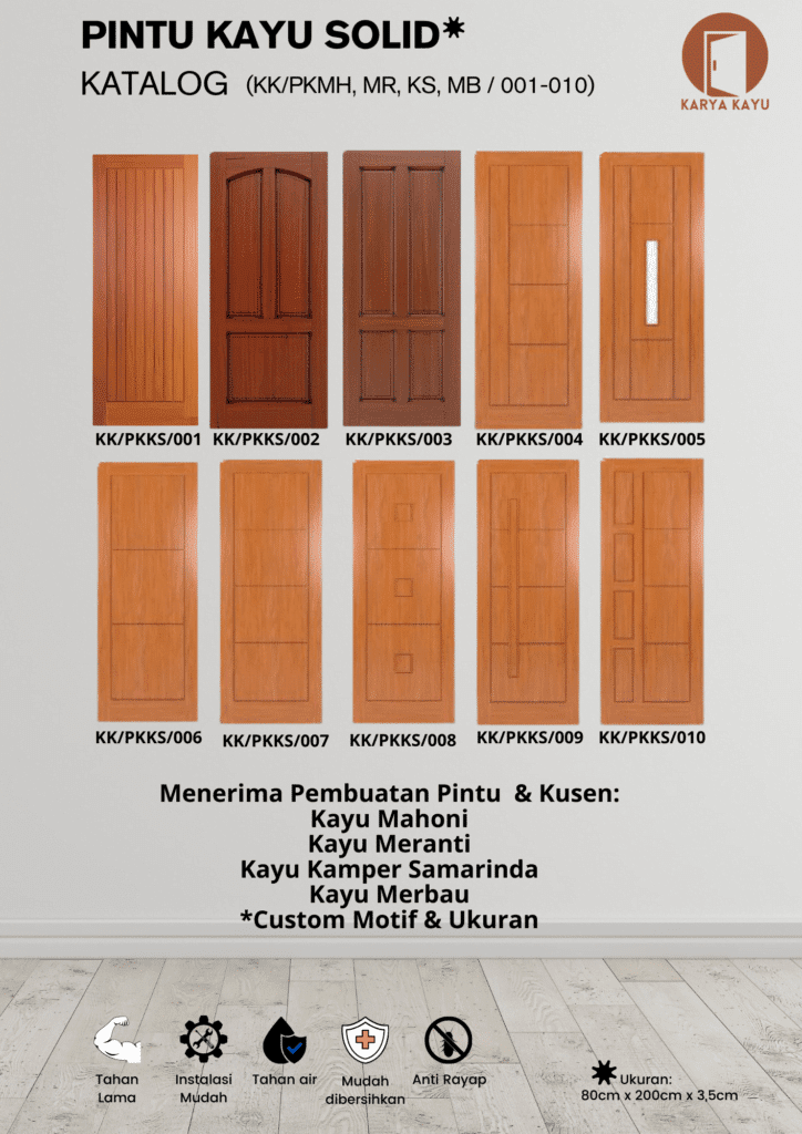 katalog pintu kayu - Pintu Kayu Solid Jakarta